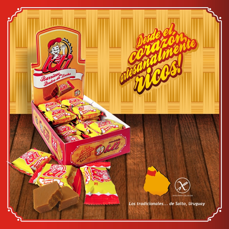 TOTI - Barritas de dulce de leche